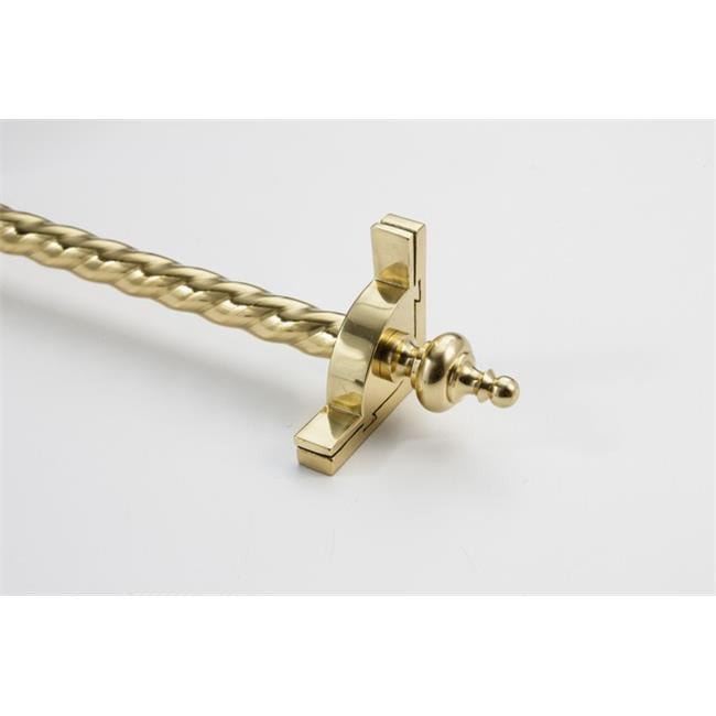 Zoroufy 01534-03590 120 inch Dynasty Roped Tubular Stair Rod Set with ...