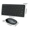 GJX 2026 New Wireless Keyboard and Mouse with Mouse Pad Ultra Slim ...