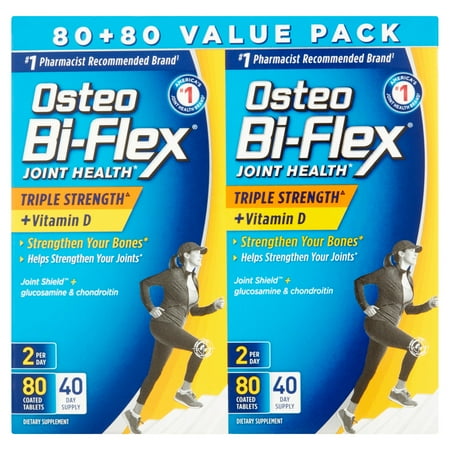 Osteo Bi-Flex Joint Health Dietary Supplement Value Pack, 160 count ...