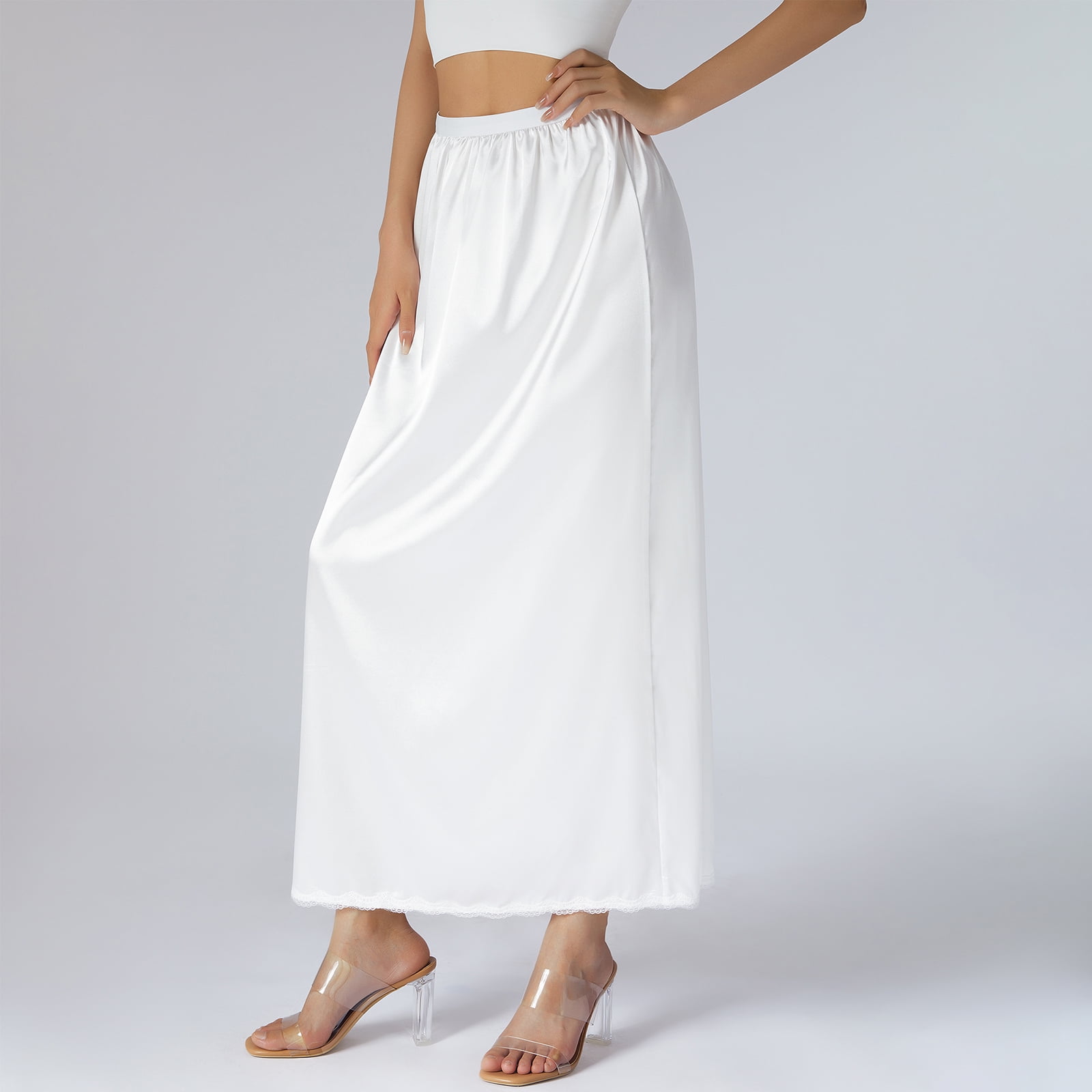 Ladies Long Half Slips