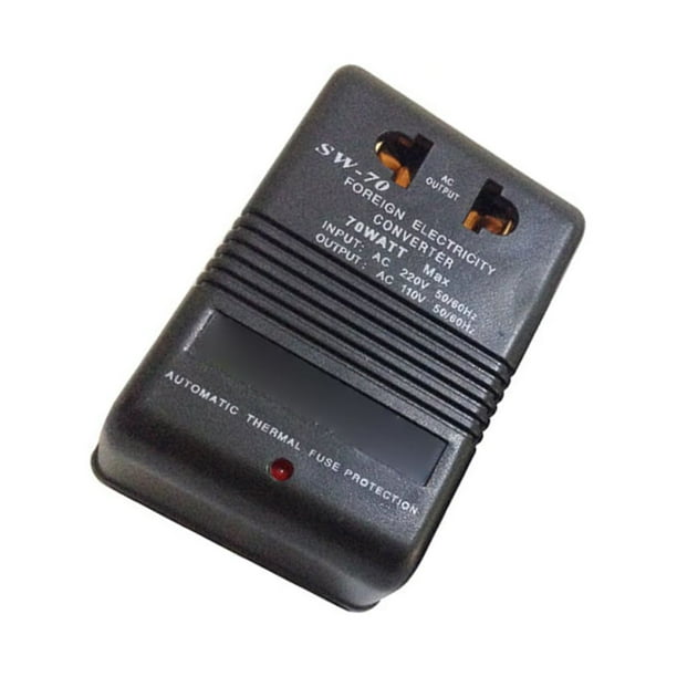 Monstrate Convertidor de voltaje de Hotel para oficina en casa, electricidad de viaje, 110V a ...