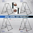 Yes4All 126 Levels Adjustable Free Standing Pull Up & Chin Up Bar Non ...