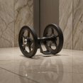 Lazsy Aluminum Alloy Push Wheel Assembly Metal Axle Folding Bike ...