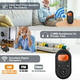 EEEkit Portable Pocket Radio, AM FM Stereo Walkman with Headphone Jack ...