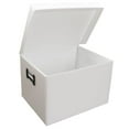 (3 Set) Vaiyer Durable Plastic Filing Storage Organizer Box with Lid ...