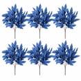Bcylexb 6pcs Artificial Leaves Branches for Outdoor, 23.6" Lifelike ...