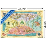 The Wizard Of Oz - Map Wall Poster, 14.725" x 22.375" - Walmart.com