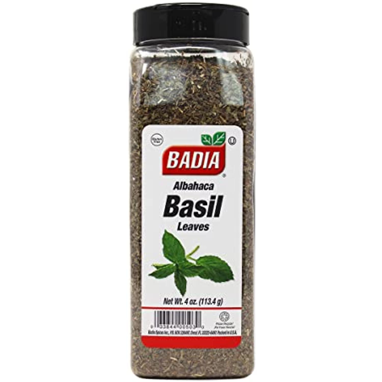 2 Pack -Basil Leaves Chopped Dried / Albahaca Seca Picada Kosher 2X4 Oz ...