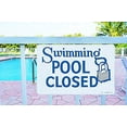 Poolmaster "Swimming Pool Closed" Sign for Residential or Commercial ...