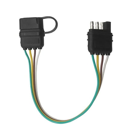 Tata.Meila 4-Way Flat Trailer Wiring Harness with 12 Inch Wires | 4 Pin ...
