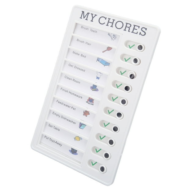 Checklist Boardswith Slider,RV Checklist Board with Detachable Schedule ...