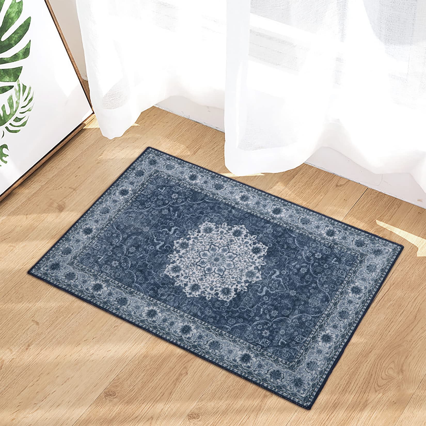 LingStar Machine Washable Rug Small Vintage Doormat Persian Kitchen Mat ...