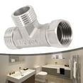 T Adapter 3 Ways Valve For Diverter Bath Toilet Bidet Sprayer Shower