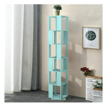NAIYUFA Revolving Bookshelf 360 Display Floor Standing Rotating ...