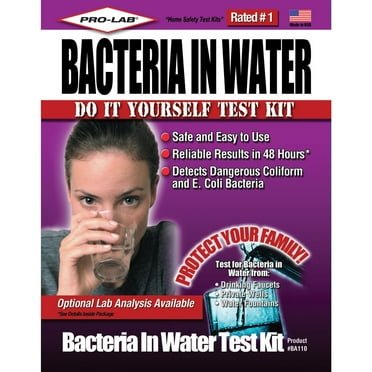 PRO-LAB TW120 Drinking Water Quality Test Kit: Bacteria, Alkaline, Lead ...