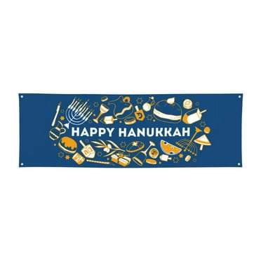 Big Dot of Happiness Happy Hanukkah - Hanging Vertical Paper Door ...