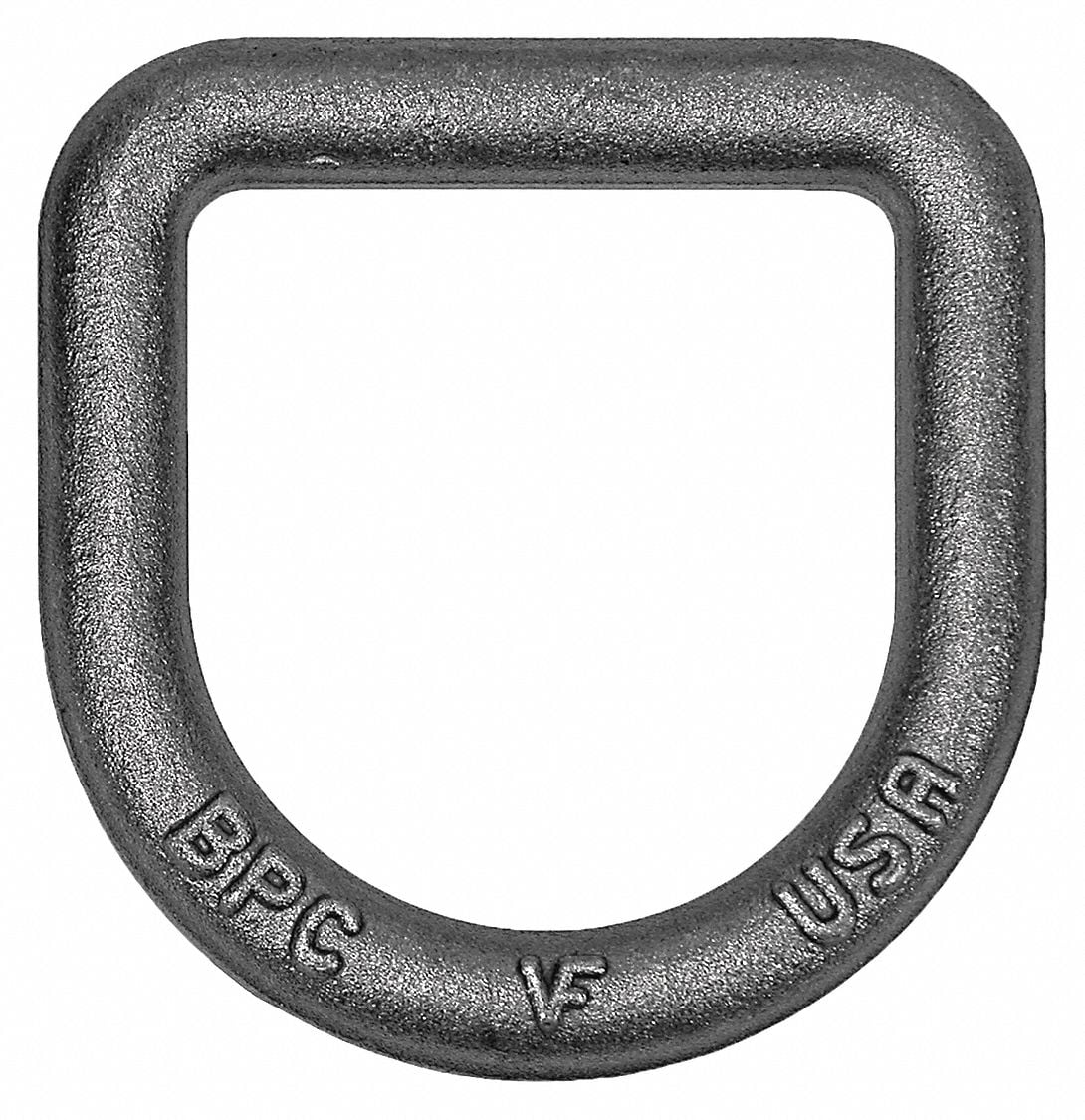 Buyers Products D-Ring,Unfinished,1/2" dia,11781 lb. Cap B38R - Walmart.com