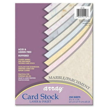 Array Card Stock, 65lb, 8.5 X 11, Ivory, 100/pack | Bundle of 2 Packs ...