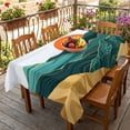 Abstract Mountain Range Sun Table Cloth 60x84in, Waterproof Rectangle ...