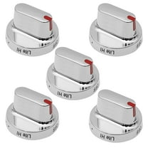 FEIKEER, Gas Stove Knob, WB03X24818, Stainless Steel Set of 5 - Walmart.com