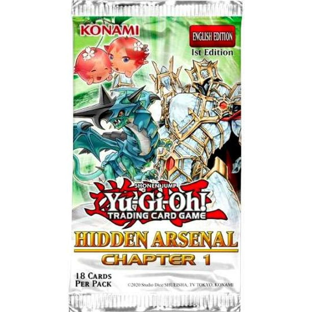 YuGiOh Trading Card Game Hidden Arsenal: Chapter 1 Booster Pack (18 ...