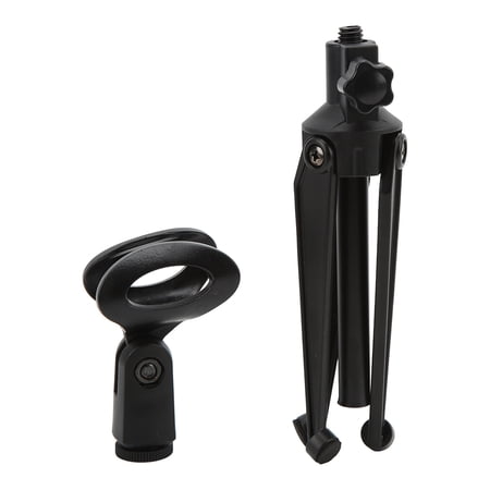 Adjustable Desk Microphone Stand, Foldable Adjustable Angle Detachable ...