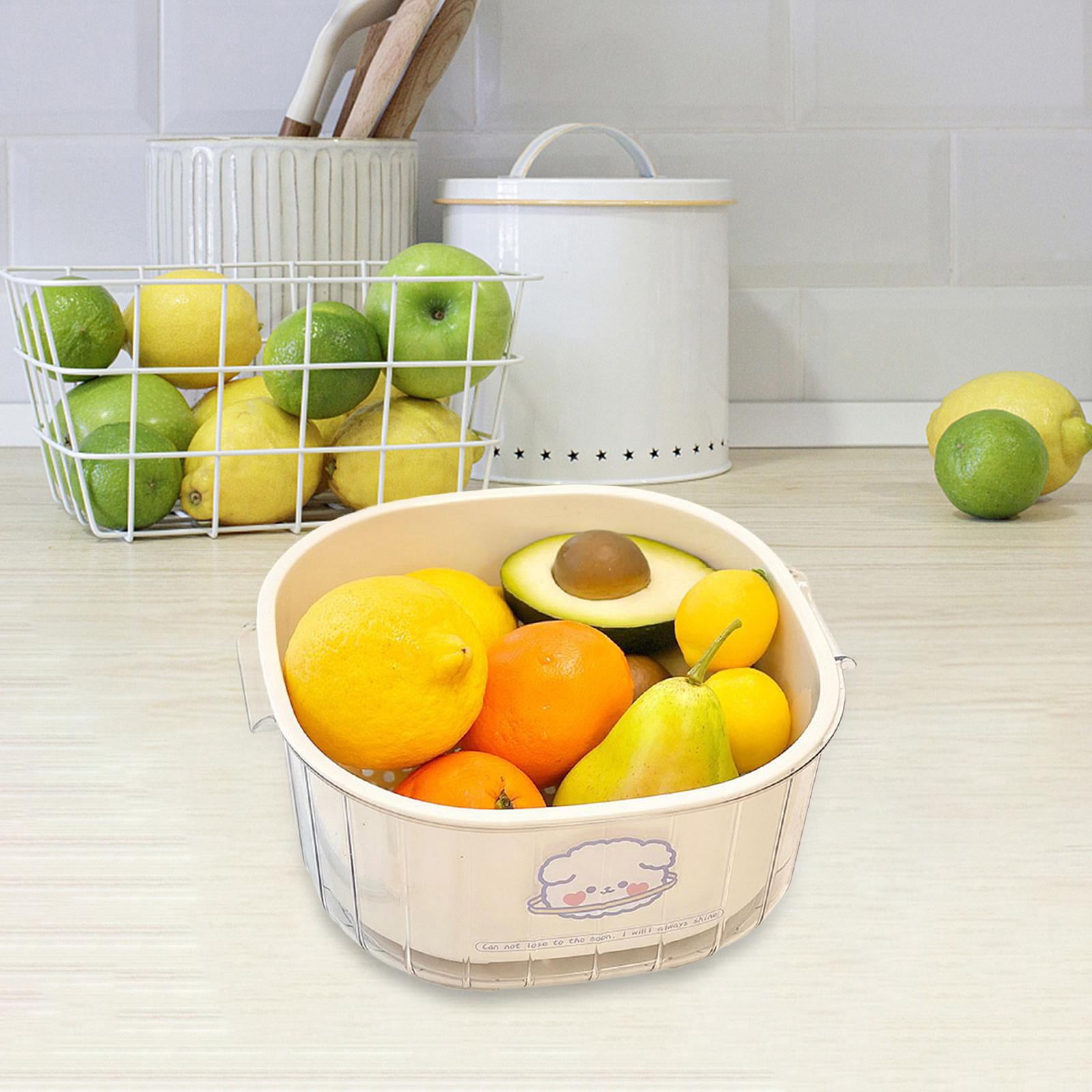 Cesta para lavar frutas y verduras, frutero, bandeja de ultiusos ...