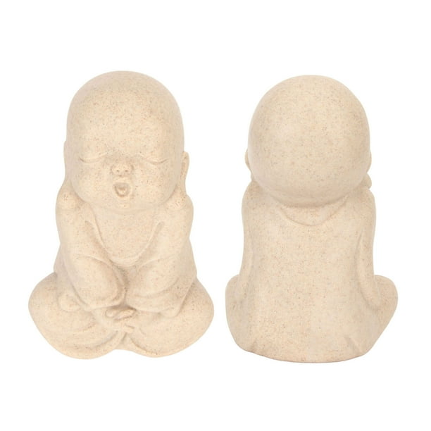 Small Monk Statue,Small Monk Statue Prevent Desk Monk Figurine Monk ...