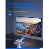 Crosstour WiFi Mini Portable Projector, HD 720P Supported Portable ...