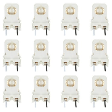 Uxcell T8 Lamp Holder G13 Base Non Shunted Lamp Socket LED Fluorescent ...