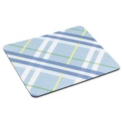 3M Mouse Pad with Precise Mousing Surface, 9" x 8" x 1/5", Plaid Design ...