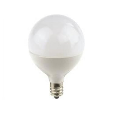 Sunlite LED G16.5 Bulb, 5W (40W Eq.), E12 Base, Dimmable, Frost, 3000K Warm, 6-Pack - Walmart.com