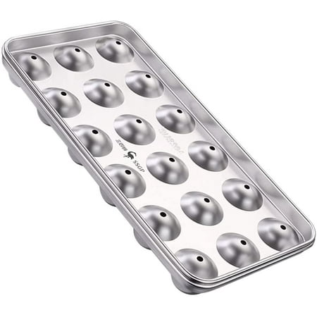 Ice Cube Tray Stainless Steel Ice Cube Mold 18 Grids Candy Mold ...
