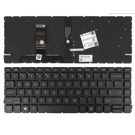 New HP ProBook 440 G8 445 G8 Keyboard US Black no frame Backlit M23769 ...