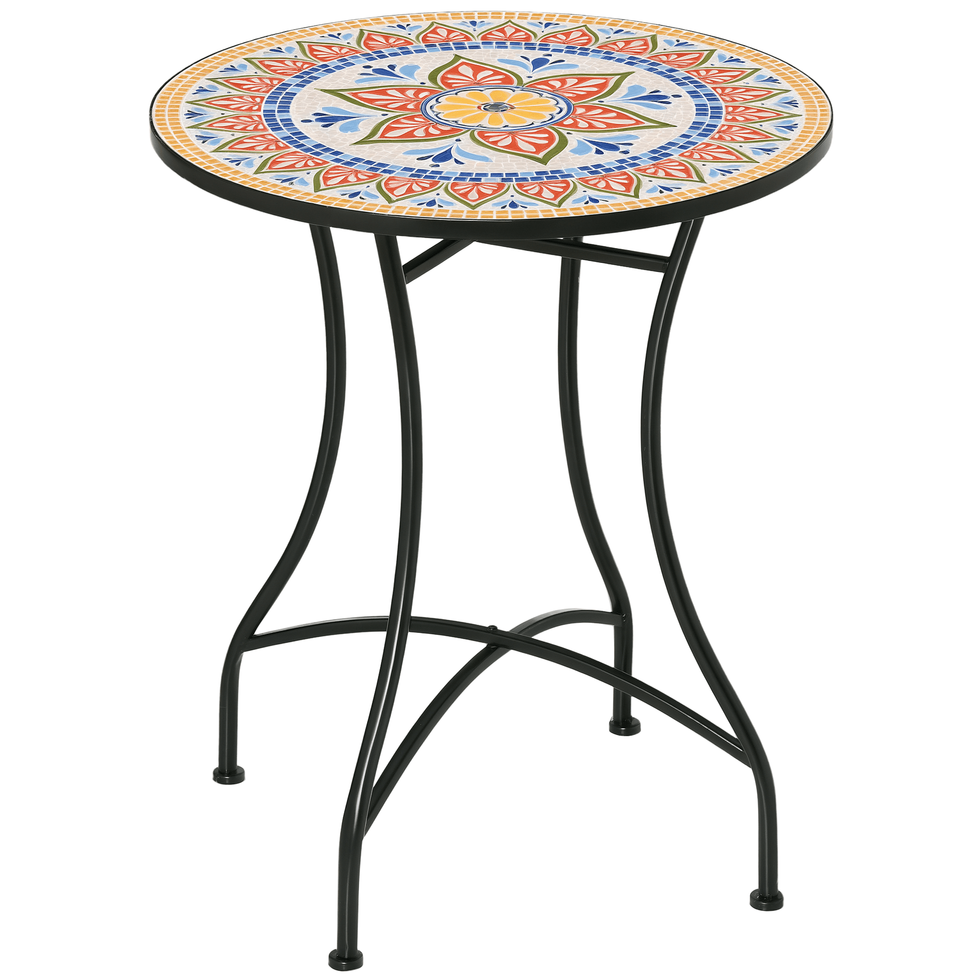 Click here for Outsunny Mosaic Table  Round Patio Table For Garde... prices