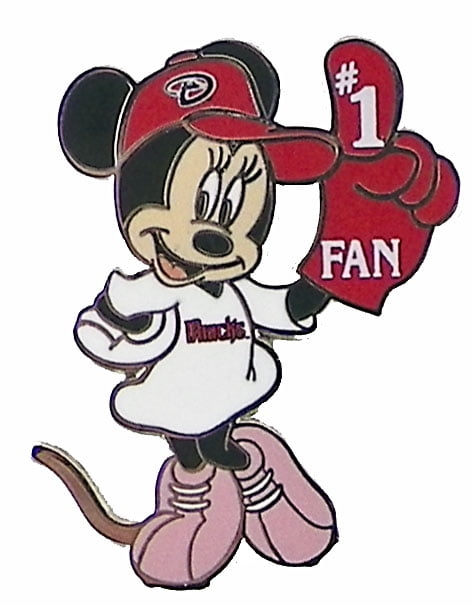 Arizona Diamondbacks Minnie Mouse #1 Fan Pin - Walmart.com