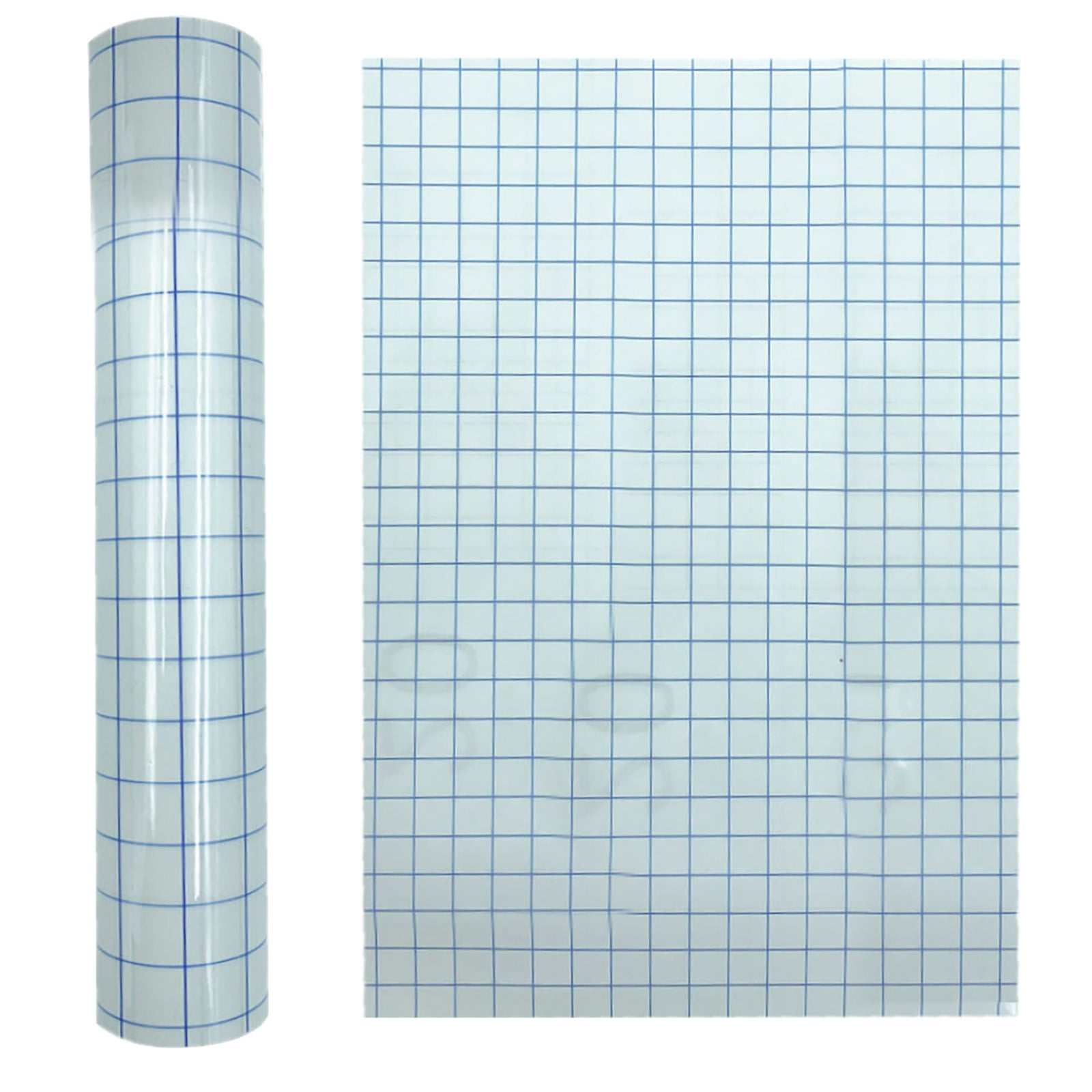 TIELUTT Self- Transparent Positioning Transfer Film Blue Lattice Craft ...