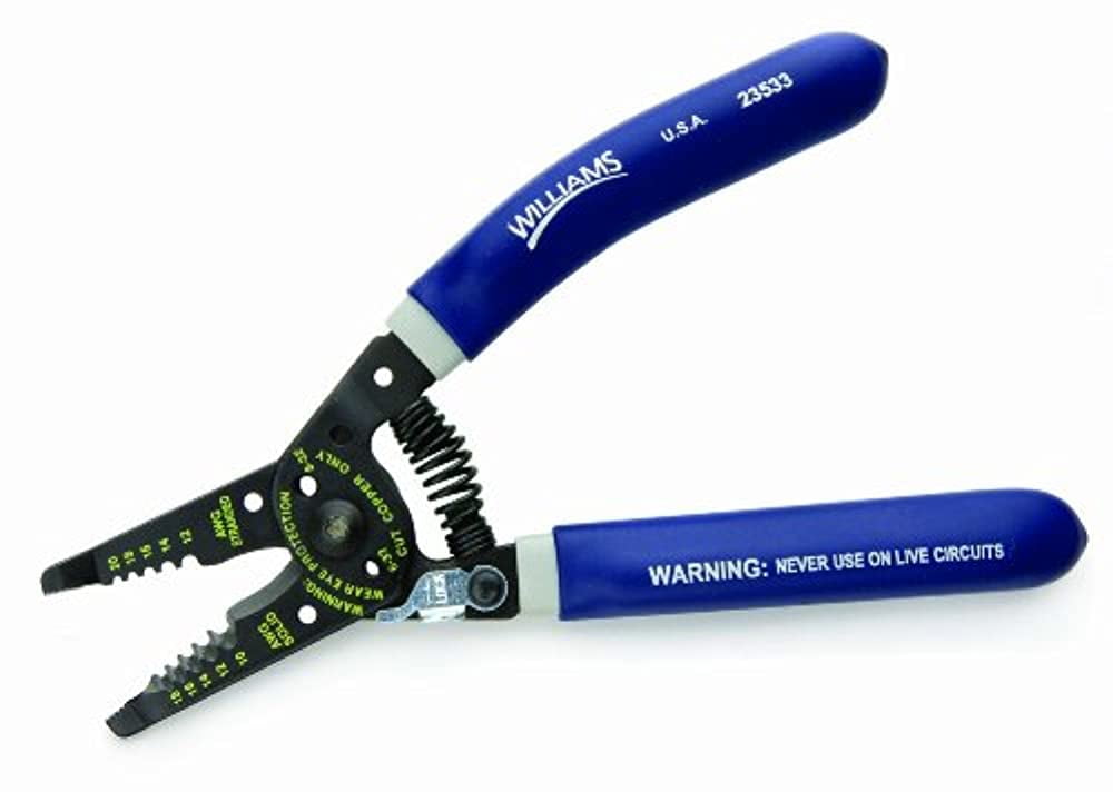 Super-Duty Front-End Wire Strippers With Serrated Gripping Jaws. Size ...