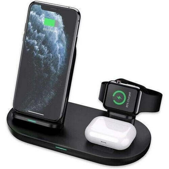 3 in 1 Charging Station for iPhone, Wireless Charger for iPhone 17 16e ...