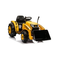Kid Trax 12V CAT Backhoe Loader Ride-On Excavator with Working Loaders ...