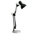 Mainstays 20" Modern Architect Desk Lamp, Metal, Black and Gray ...
