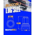 14x1.5 OEM Lug Nut, Mag Seat One-Piece Stock Design Wheel Lug Nut with ...