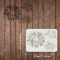 Fireworks Stencils Fireworks Pattern Stencil Plastic Reusable Fireworks ...