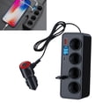6Port Car Charging 120W Output Type C USB & Socket Charging Adapter For ...