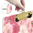 Acrylic Writing Board Silver 12.5*9 Inch Clipboards Transparent Acrylic ...