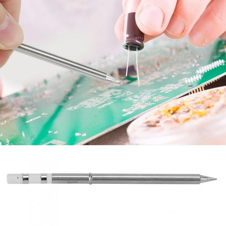 Gupbes Soldering Iron Tip, Stainless Steel Integrated Round Head For ...
