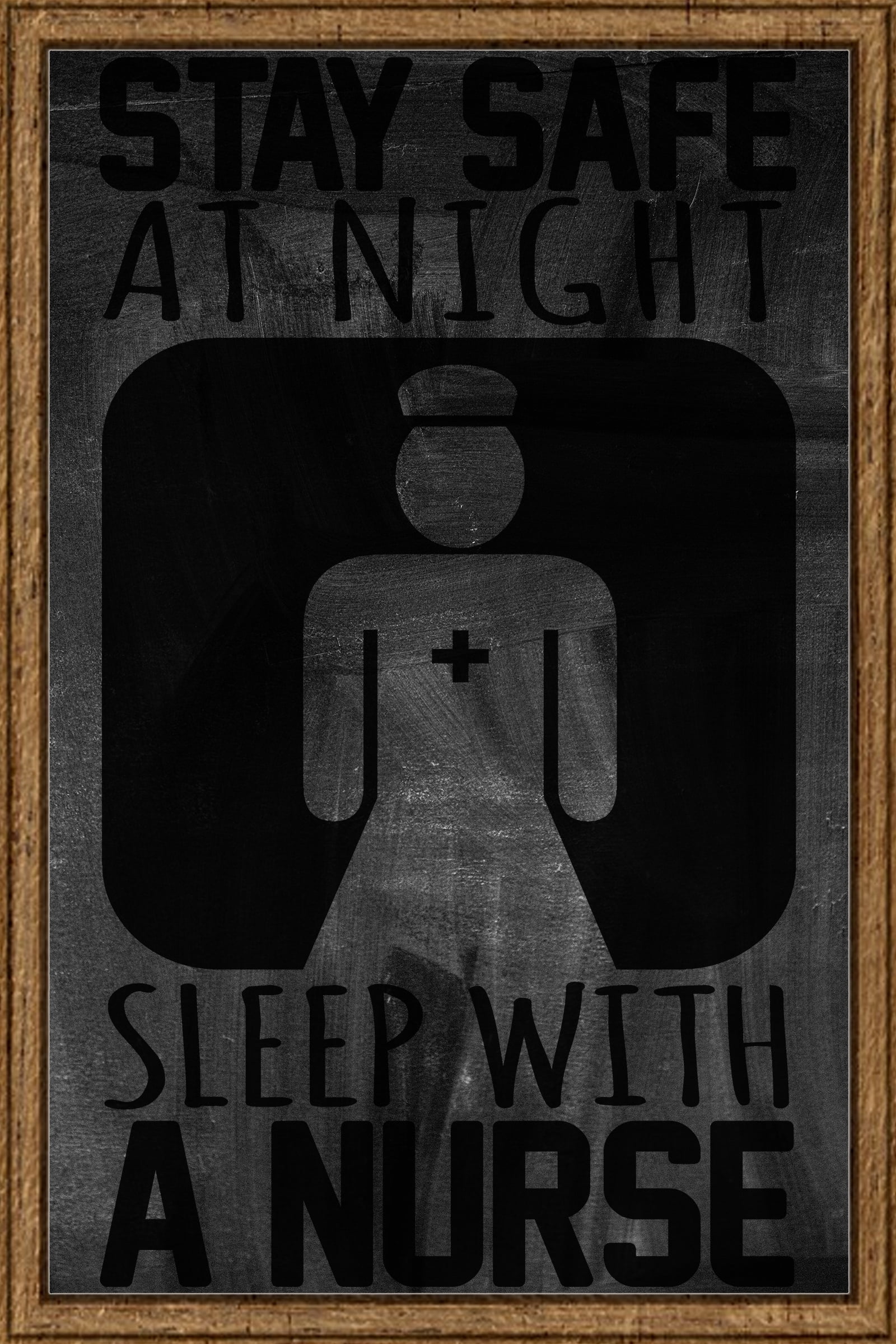 Stay Safe At Night Sleep With a Nurse Funny Suggestive Work Pride Tin ...