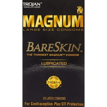 Trojan Magnum XL Large Size Lubricated Condoms - 12 Count - Walmart.com