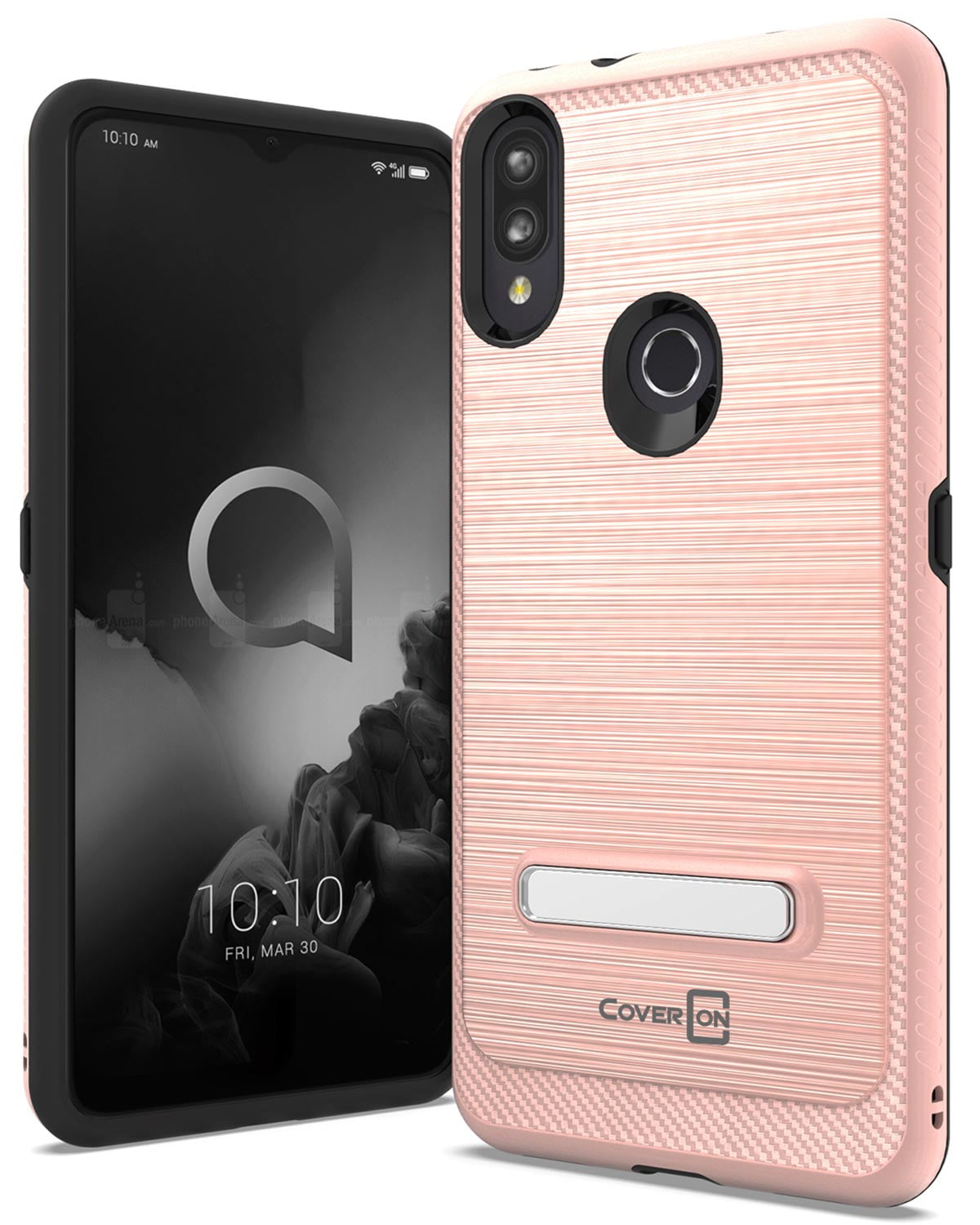 CoverON Alcatel 3V 2019 Case with Magnetic Metal Kickstand Protective ...