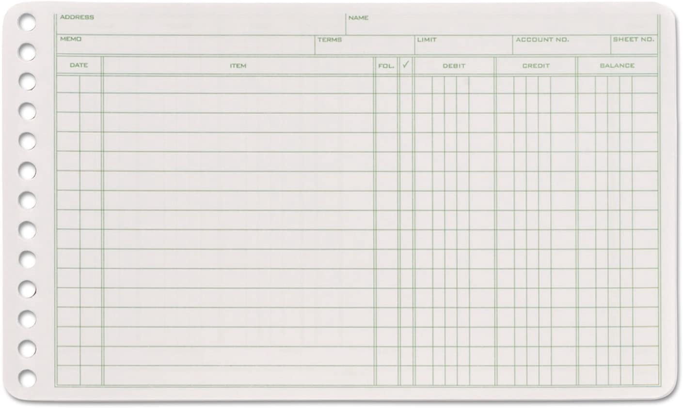 ABFARB58100 - Adams Ledger Binder Refill Sheets | Walmart Canada